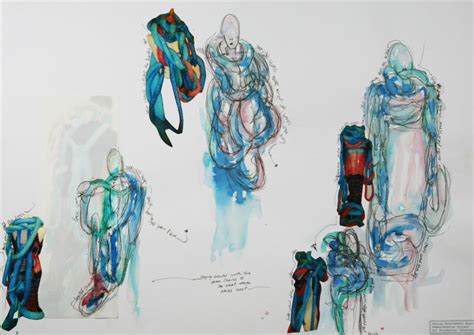 Fashion Sketchbook Fashion Design Development Board With Watercolour
