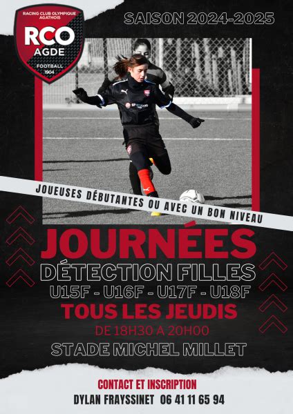 Journées portes ouvertes pour les filles U à U RCO Agde