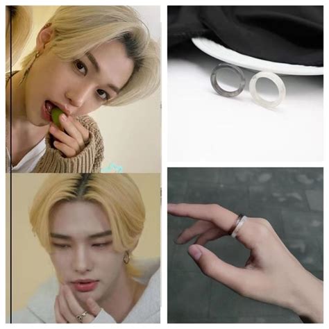 2022 한류 뉴 스트레이 키즈 펠릭스 같은 링 컬러 아크릴 링 패션 캔디 컬러 투명 수지 액세서리 여성용 쥬얼리 위시버킷