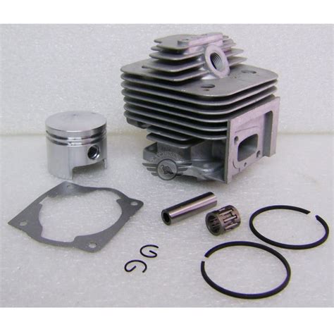 Kit Set Motore Decespugliatore Cc Cv Pistone Cilindro Fasce