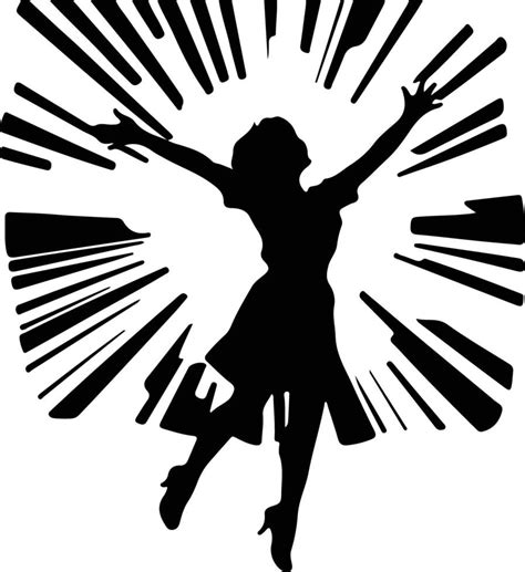 Joy Black Silhouette 38494550 Vector Art At Vecteezy