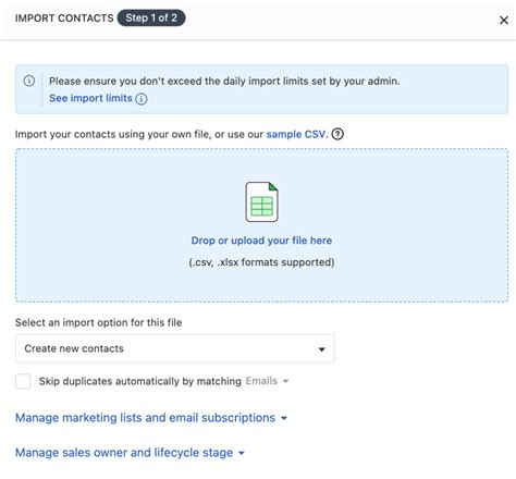 how to import accounts from csv xlsx file freshsales classic