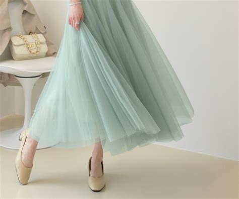 자체제작19만장돌파★20컬러 스텔라 플레어 밴딩 롱 샤스커트 롱미디