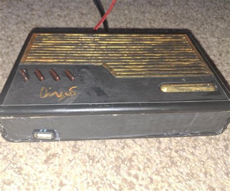 raspberry pi gaming console made out of a ge alarm clock 8 steps