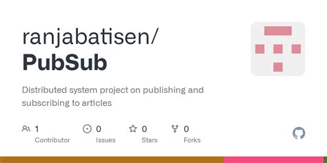 GitHub Ranjabatisen PubSub Distributed System Project On Publishing