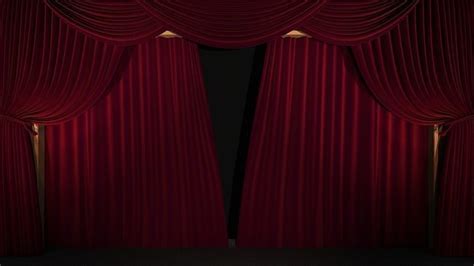 Animated Theater Curtains Stage 3D Model Animated CGTrader
