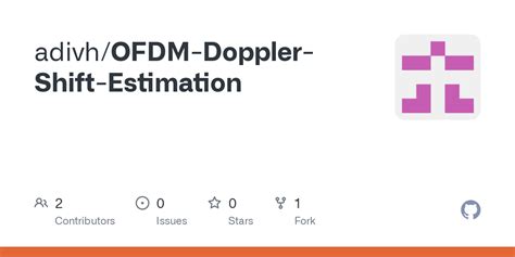 Github Adivh Ofdm Doppler Shift Estimation