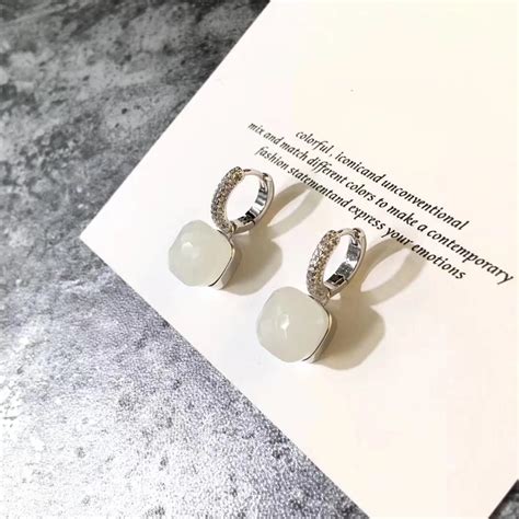 Дизайнерские самые популярные брендовые свисающие серьги карамельного цвета для женщин