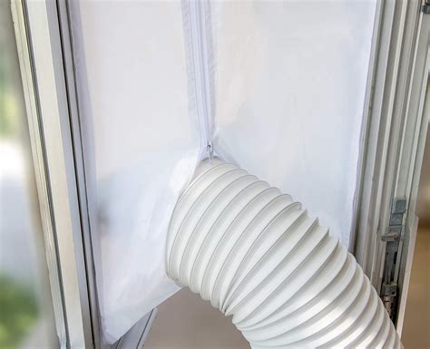 Window Seal For AC Unit Portable Air Conditioner Sealing AC With Zip And Adhesive Fastener
