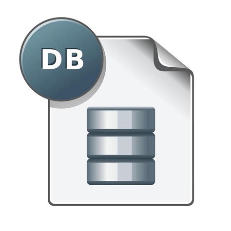 DB File Format Icon In Color Extension Database Queries Vector Art At Vecteezy