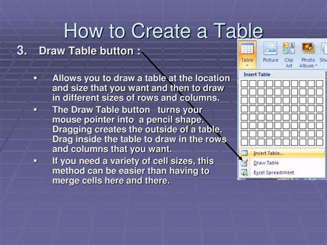 PPT PowerPoint Tables PowerPoint Presentation Free Download ID 2561147