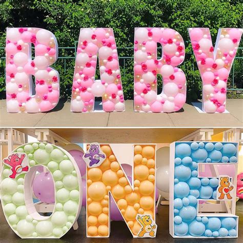 4ft Mosaic Letters For Balloons Mosaic Balloon Frame Diy Marquee