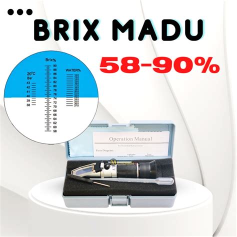 Jual BRIX MADU 58 90 REFRACTOMETER MADU Shopee Indonesia