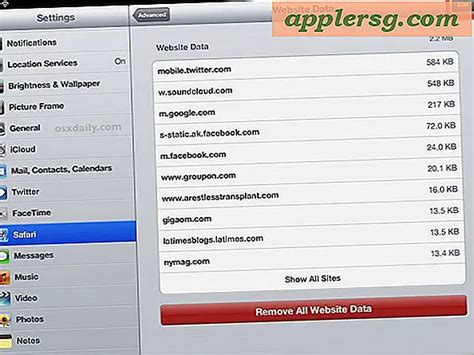 Slet Webstedsspecifikke Cookies I Safari P Ios