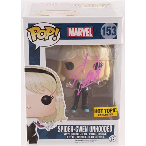 Stan Lee Signed Spider Man 153 Spider Gwen Unhooded Funko Pop