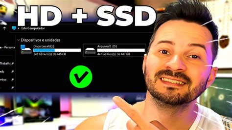 Como Instalar Um Hd Ou Ssd Secund Rio No Pc Ou Notebook Youtube