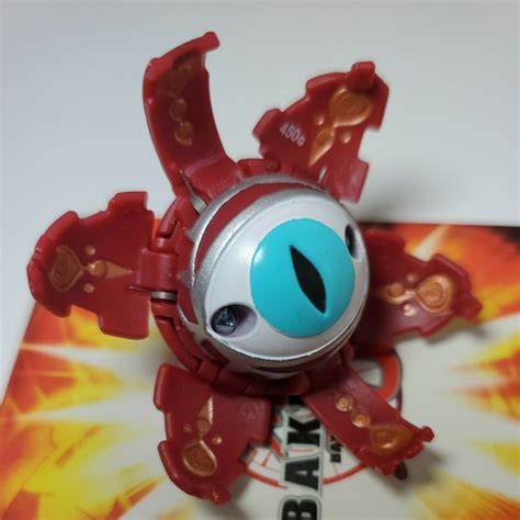Bakugan Tentaclear Red Pyrus B2 Bakuclear 450g And Cards