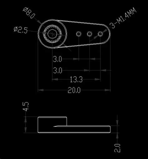 Aluminum Micro Servo Horn Mr Wizard RC Parts