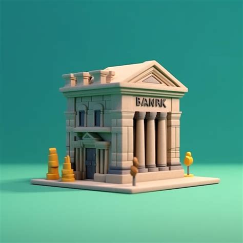 Edificio De Dibujos Animados De Arcilla De La Empresa De Oficinas