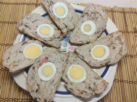Мясной рулет из фарша с яйцом и грибами рецепт приготовления