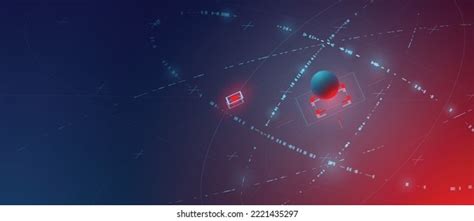 holographic interface showing anomaly detection artificial stock vector