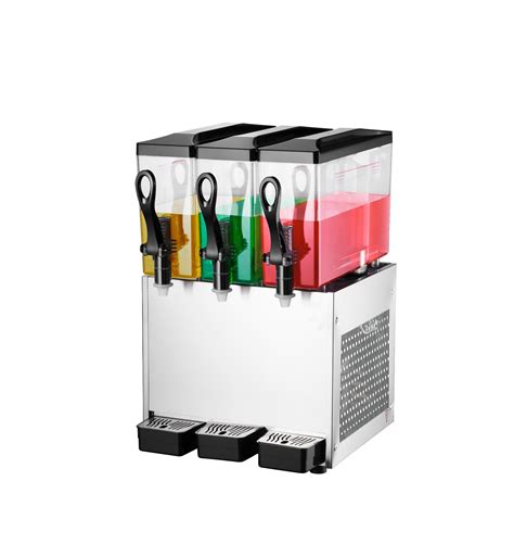 10L 3 Tanks Fruit Juice Dispenser Cold Beverage Machine With Factory
