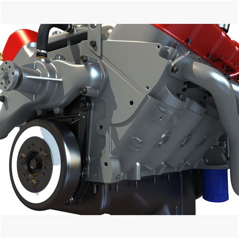 Chevrolet Zz 572 720r Big Block Deluxe Crate Engine 3d Model Download