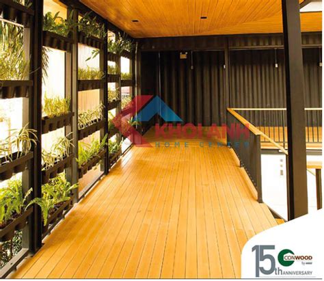 Thanh Lót Sàn Conwood Deck Kích Thước 150 X 3050 X 14 Mm Chống Trượt