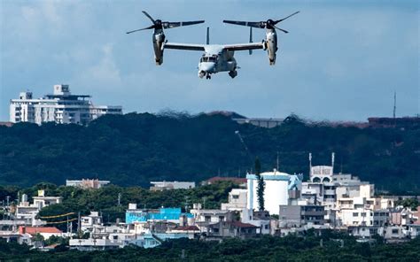 Us Military Aircraft Crashes Into Sea Near Japan With Six On Board
