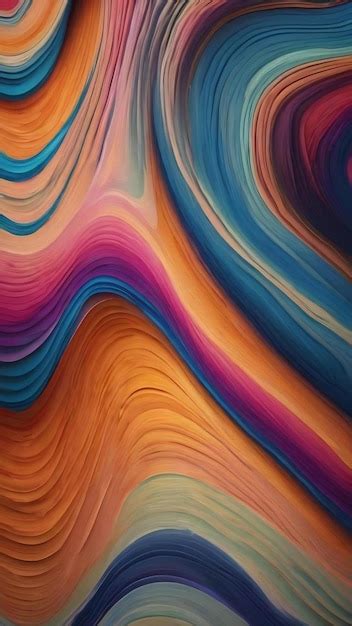 Premium AI Image Trendy Abstract Wavy Backgrounds Seamless Striped
