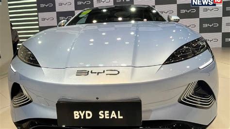Auto Expo All Electric BYD Seal Sedan Unveiled In India With Km Driving Range Auto