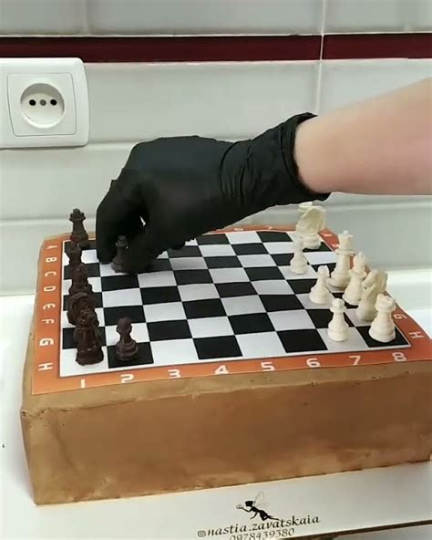 Торт Шахматная доска Youtube