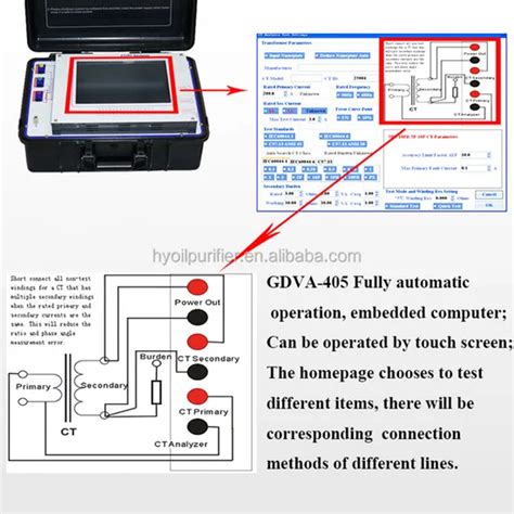 Ct Analyzer Current Transformer Potential Transformer Ct Pt Tester Ct