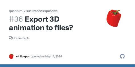 export 3d animation to files · issue 36 · quantum visualizations
