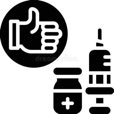 Like Sign And Vaccine Icon Vaccine Development Related Vector Stock Vector Illustration Of