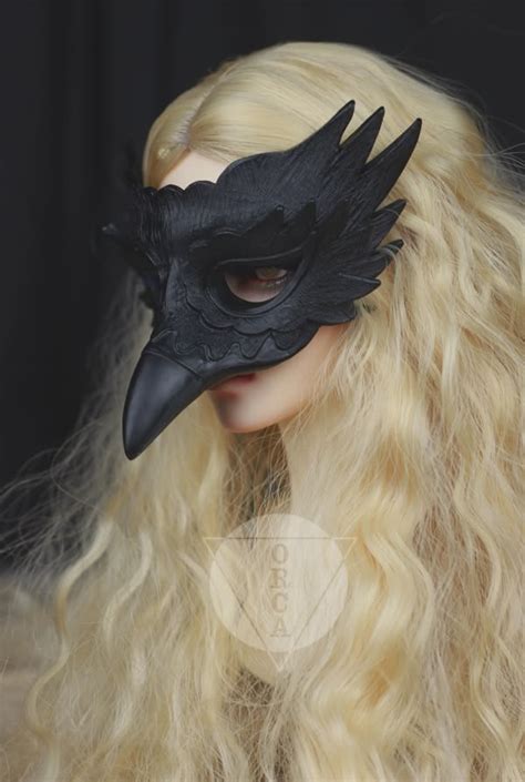 Black Bird Maskresin Sagor Accessoarer Ansikten