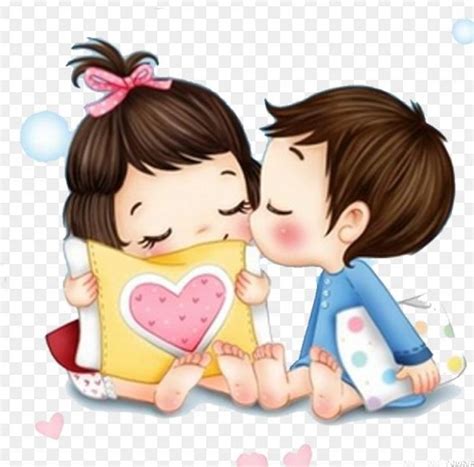 عکس کارتونی عاشقانه بدون متن