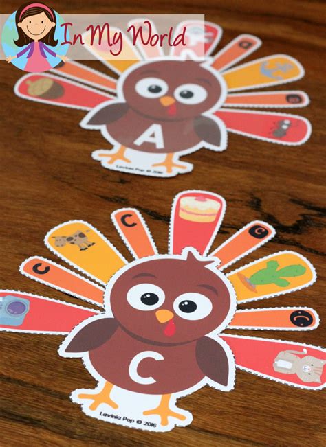 Thanksgiving Preschool Centers In My World