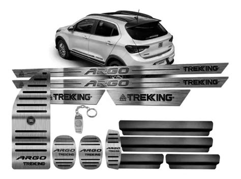 Soleira Pedaleira Descanso De P A O Inox Fiat Argo Trekking Parcelamento Sem Juros