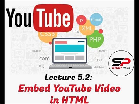 Lecture How To Embed YouTube Video In HTML Page YouTube