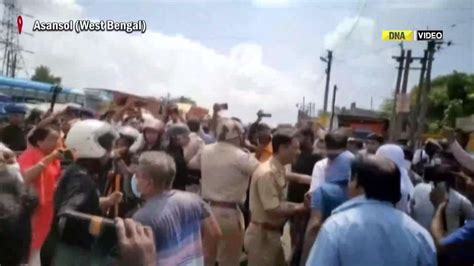 West Bengal Clash Breaks Out Between Tmc Bjp Supporters During