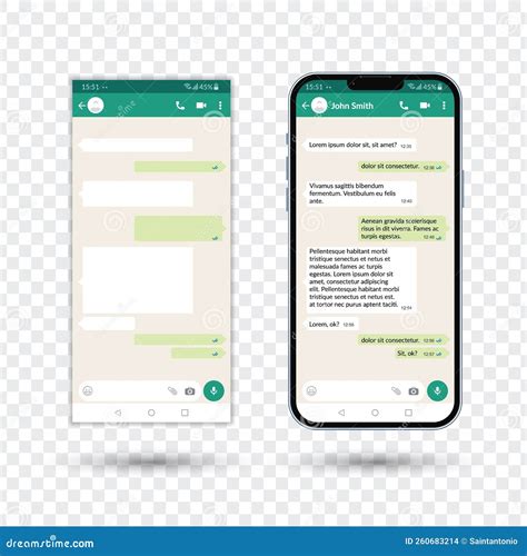 Messenger Ui Template Social Communication App Mockup Chat