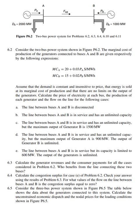 Solved Consider The Power System Shown In Figure P Chegg