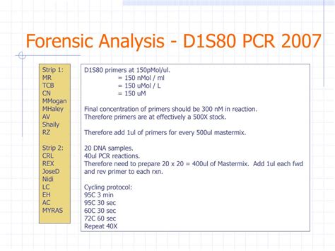 Ppt Forensic Dna Analysis Powerpoint Presentation Free Download Id