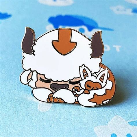 Enamel Appa Nickelodeon Avatar The Last Airbender Enamel Pins Grailed
