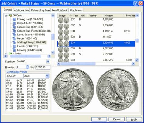 Free Coin Collecting Software