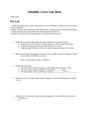Solubility Curve Lab Sheet Docx Solubility Curve Lab Sheet Scarlett Kim Pre Lab Define The
