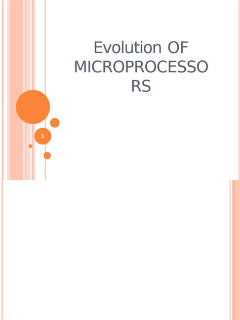 Lecture 02 Evolution Of Microprocessors Pdf Central Processing Unit Microcontroller