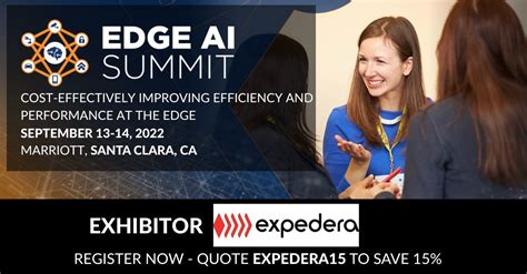 expedera inc on linkedin expedera will be at the upcoming edge ai