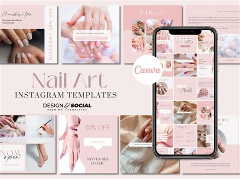 Nail Salon Instagram Manicure Pedicure Beauty Nail Care Etsy